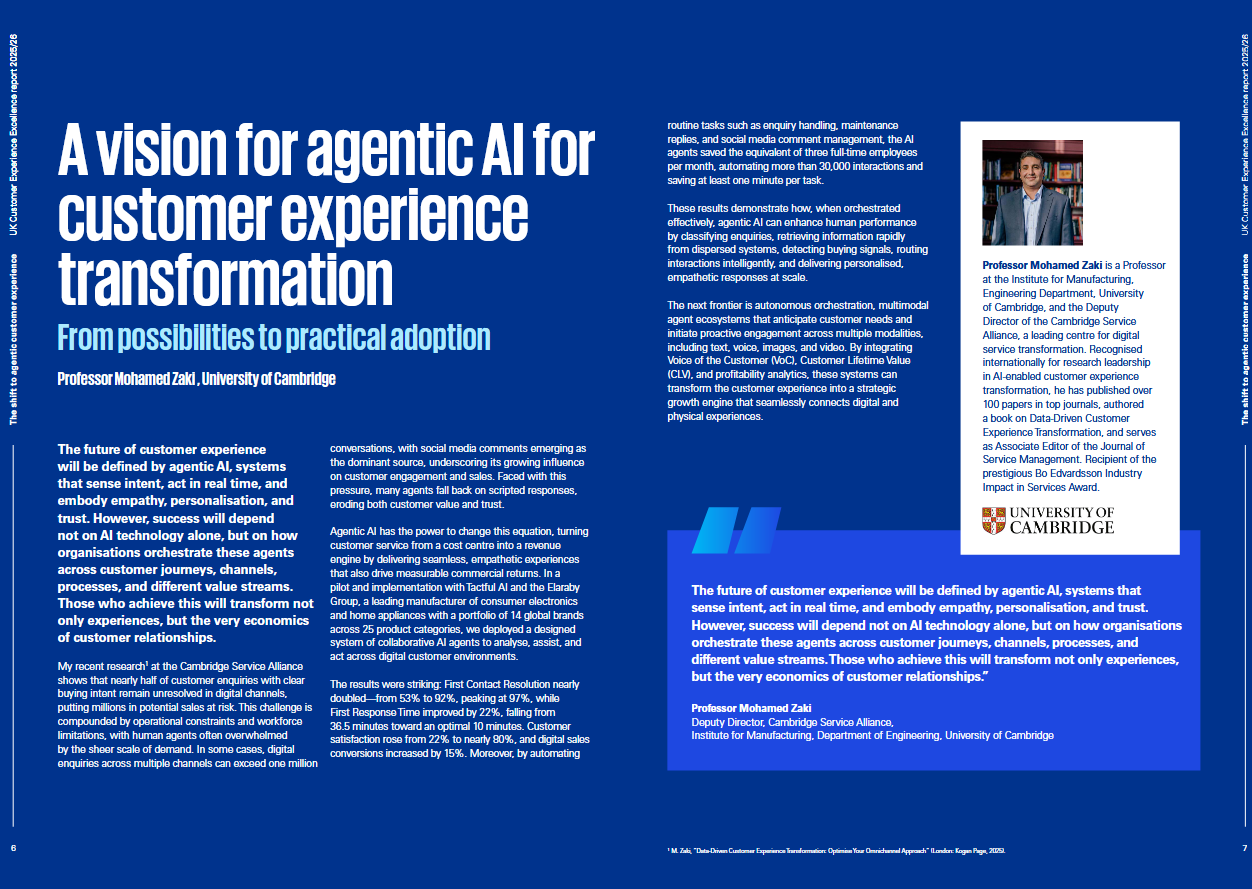 KPMG Annual Report - The Shift to Agentic Customer Experience ...